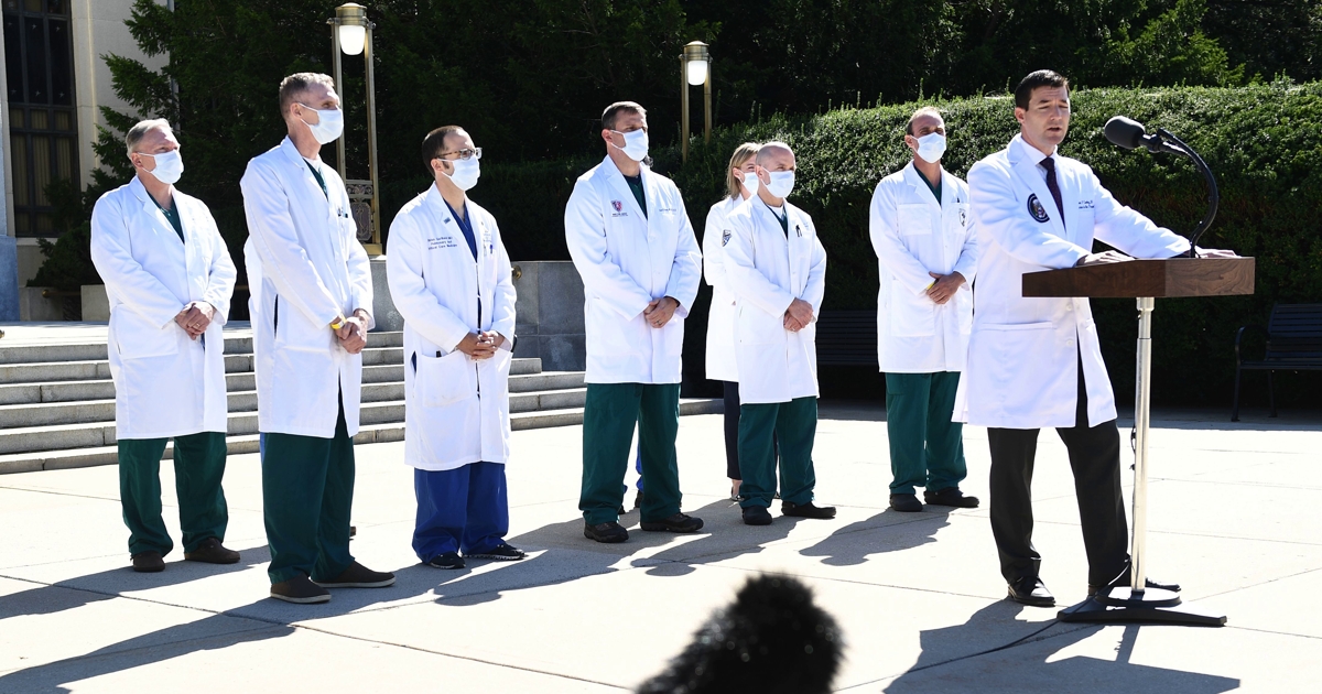 Trump's Dr., Sean Conley: President 'Doing Great' After Covid Diagnosis