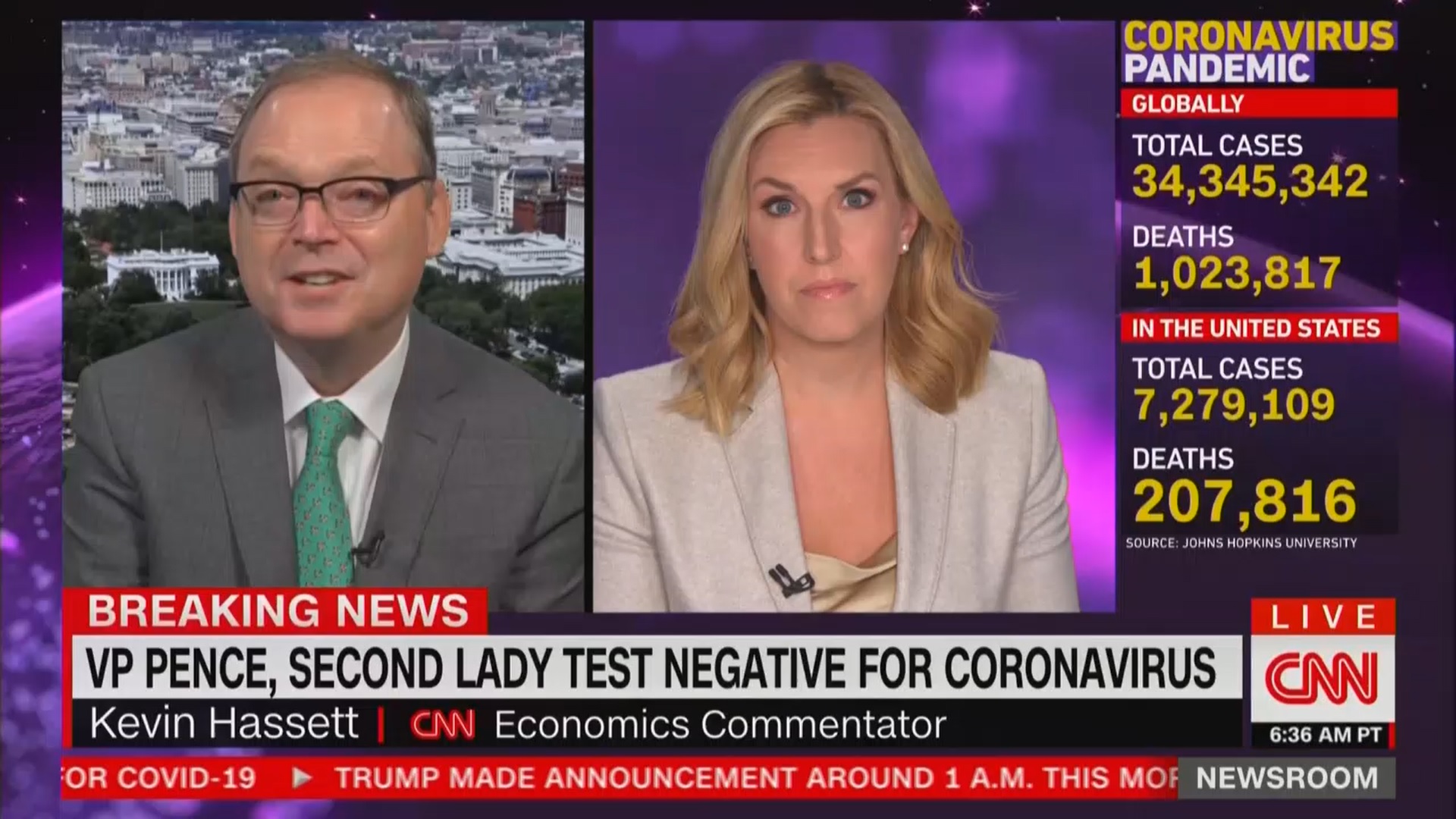 Kevin Hassett Calls Out Media 'Glee' in Trump's Coronavirus