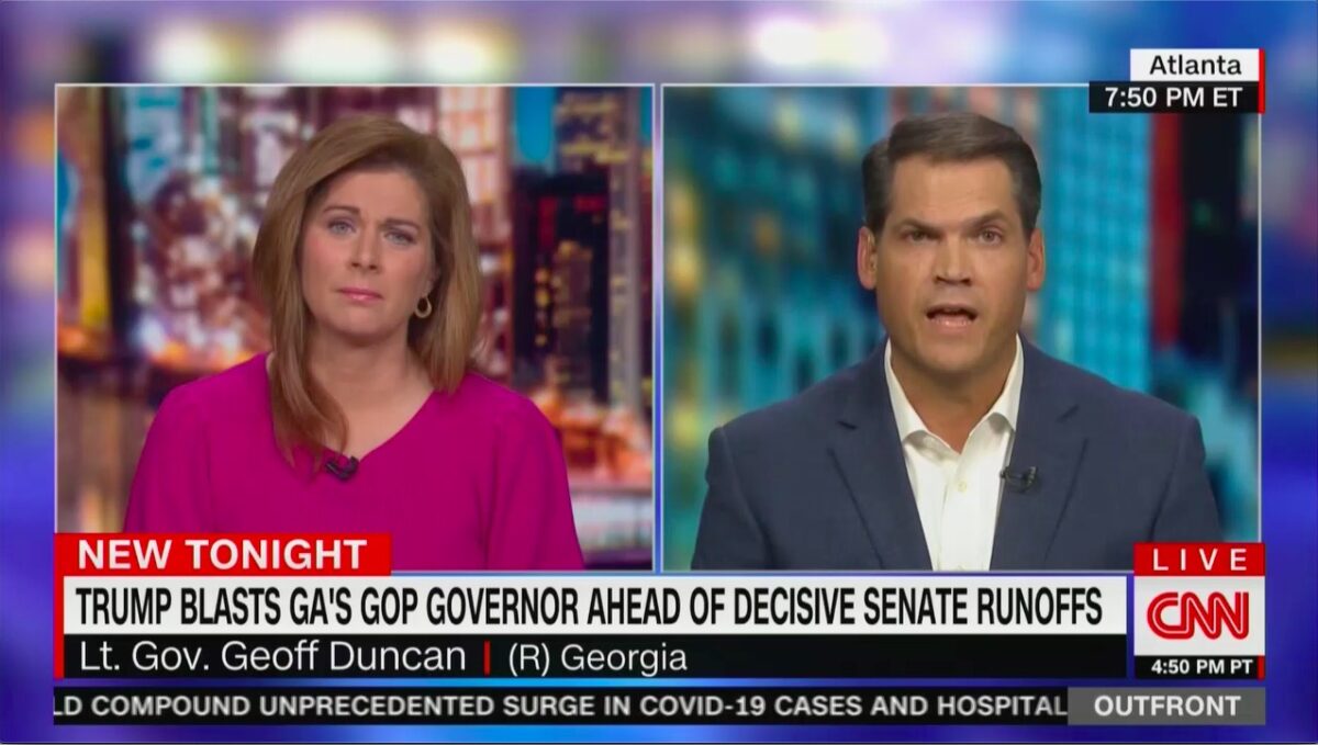 Geoff Duncan Reveals Friends, Family Share Election Conspiracies