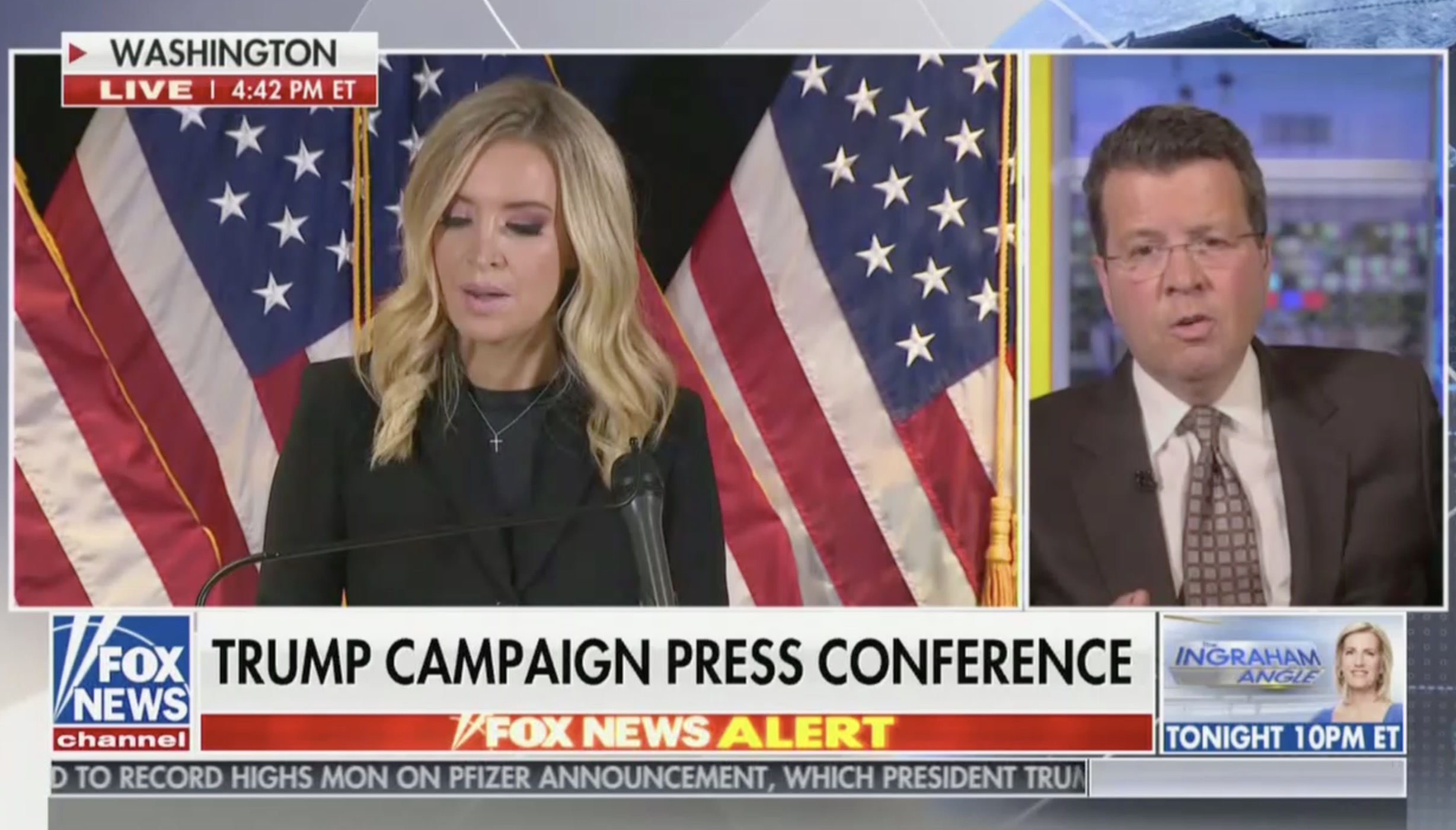 Fox News' Neil Cavuto Cuts Trump Campaign Press Conference