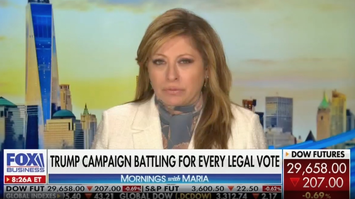 Bartiromo: Trump Voter Fraud Claims Could Undermine Democracy