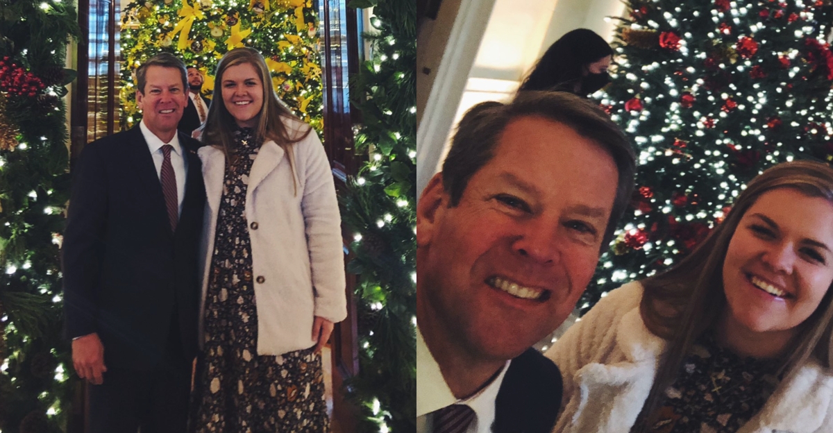 Brian Kemp Posts Photo From White House Christmas Party