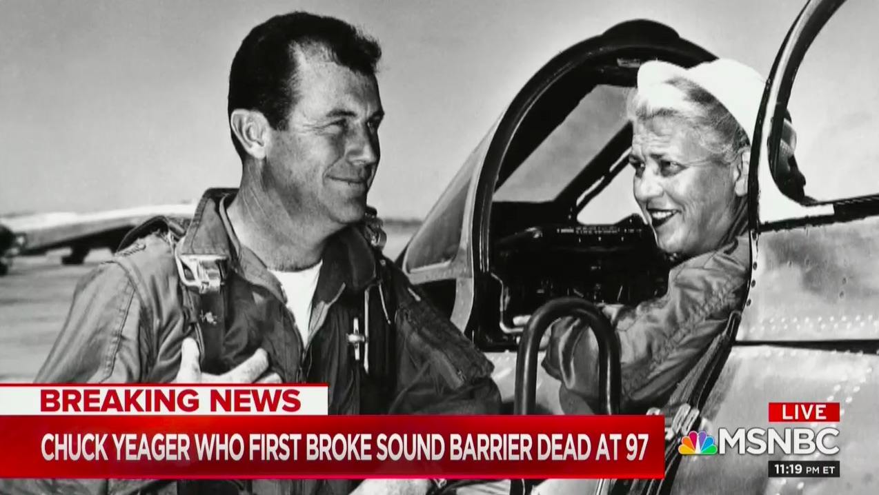 Chuck Yeager, First Pilot to Break Sound Barrier, Dies at 97