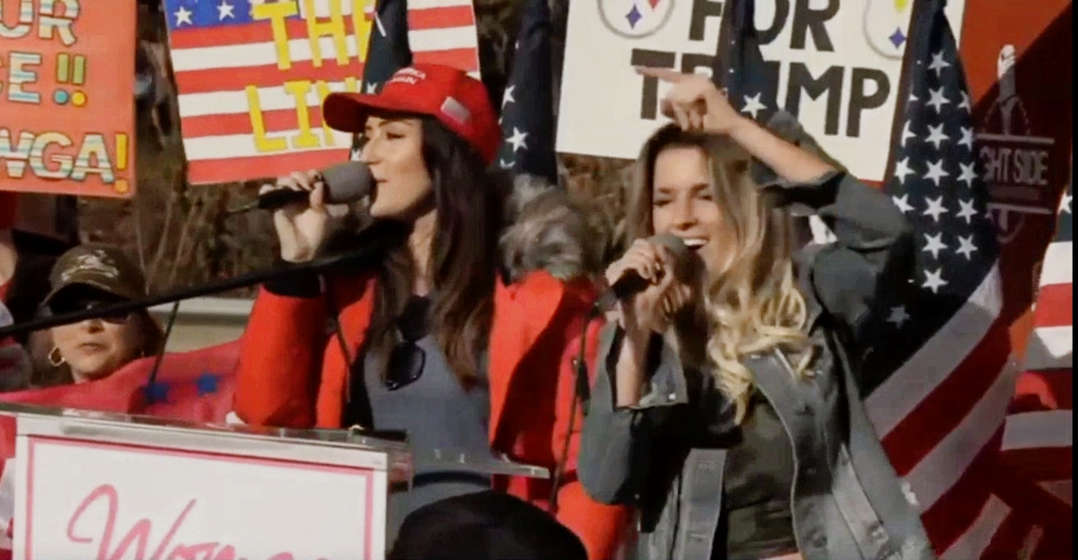 March for Trump Rally Ends with Hilarious Singalong