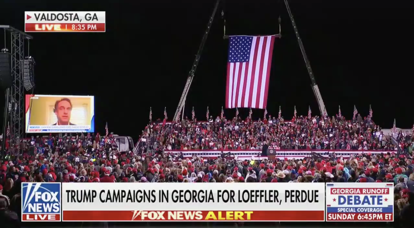 Fox News Airs Newsmax, OAN Segments At Trump Rally