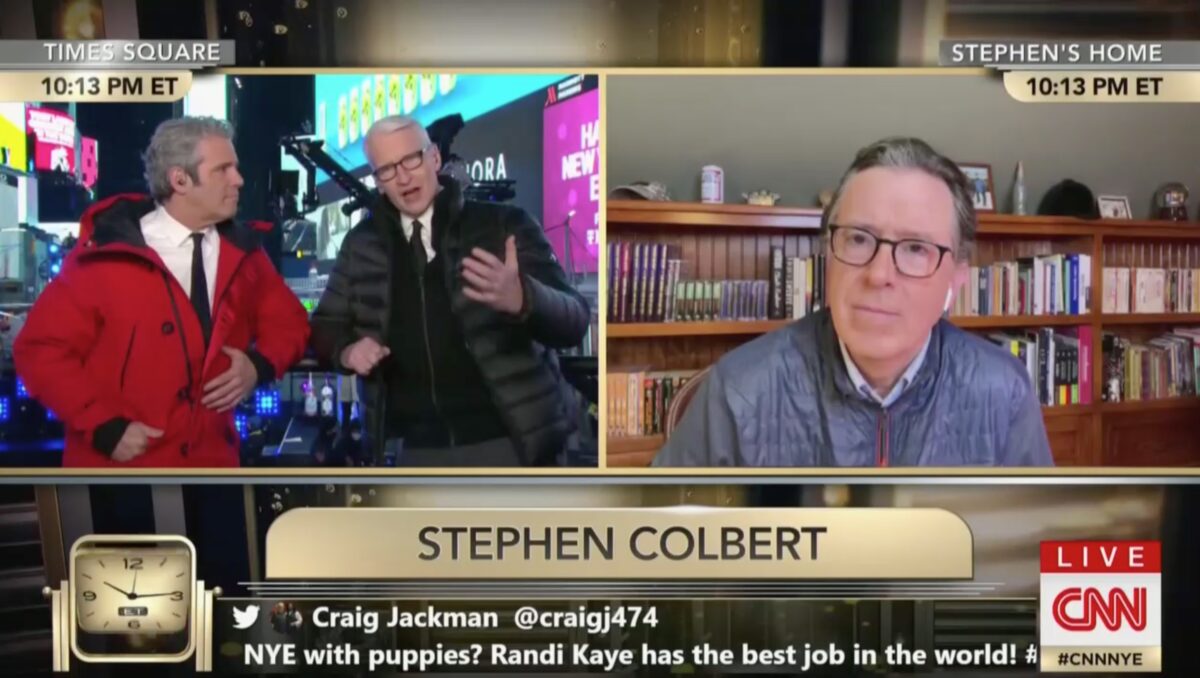 Anderson Cooper, Stephen Colbert's Emotional 2020 New Year