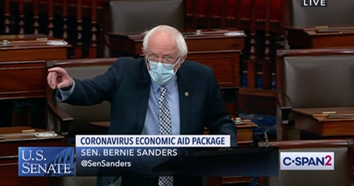 Bernie Sanders Goes Off Calling for 00 Stimulus Checks