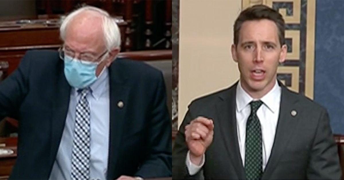 Bernie Sanders, Josh Hawley Push for Stimulus Checks