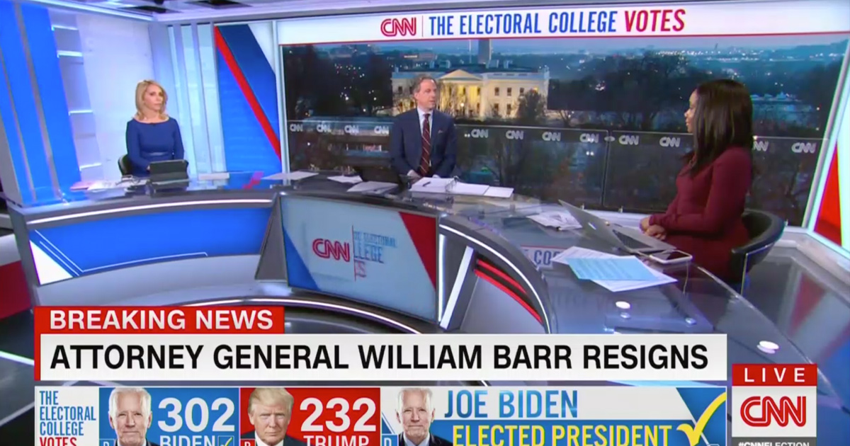 CNN Calls Out Bill Barr News as Trump 'Sideshow'