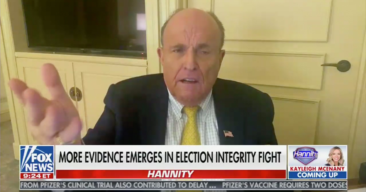 Rudy Giuliani Got Drunk Before Fox News Interviews: NY Times
