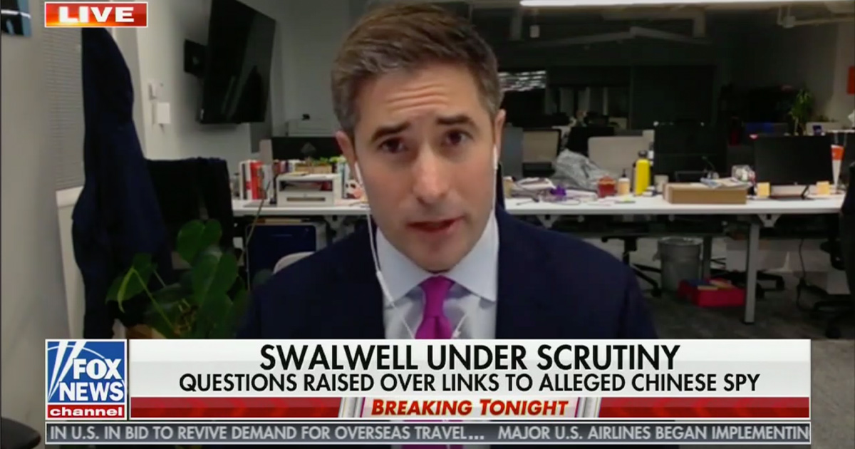 Jonathan Swan Calls Out Eric Swalwell Response to China Report