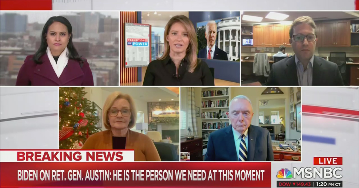 Katy Tur Ponders 'Slippery Slope' of Lloyd Austin as DefSec