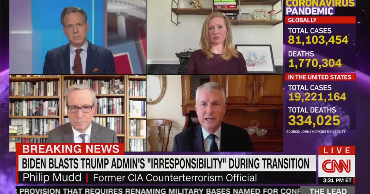 Phil Mudd Knocks Joe Biden for Talking About Transition Stonewalling