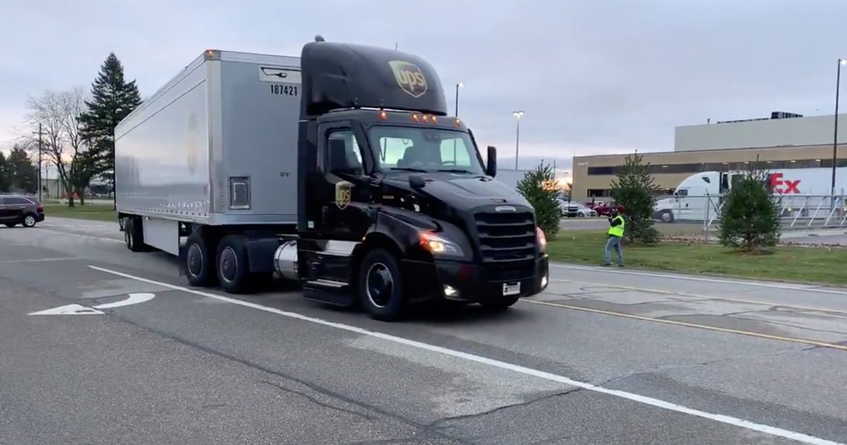 WATCH: First Pfizer Vaccine Shipment Goes Out
