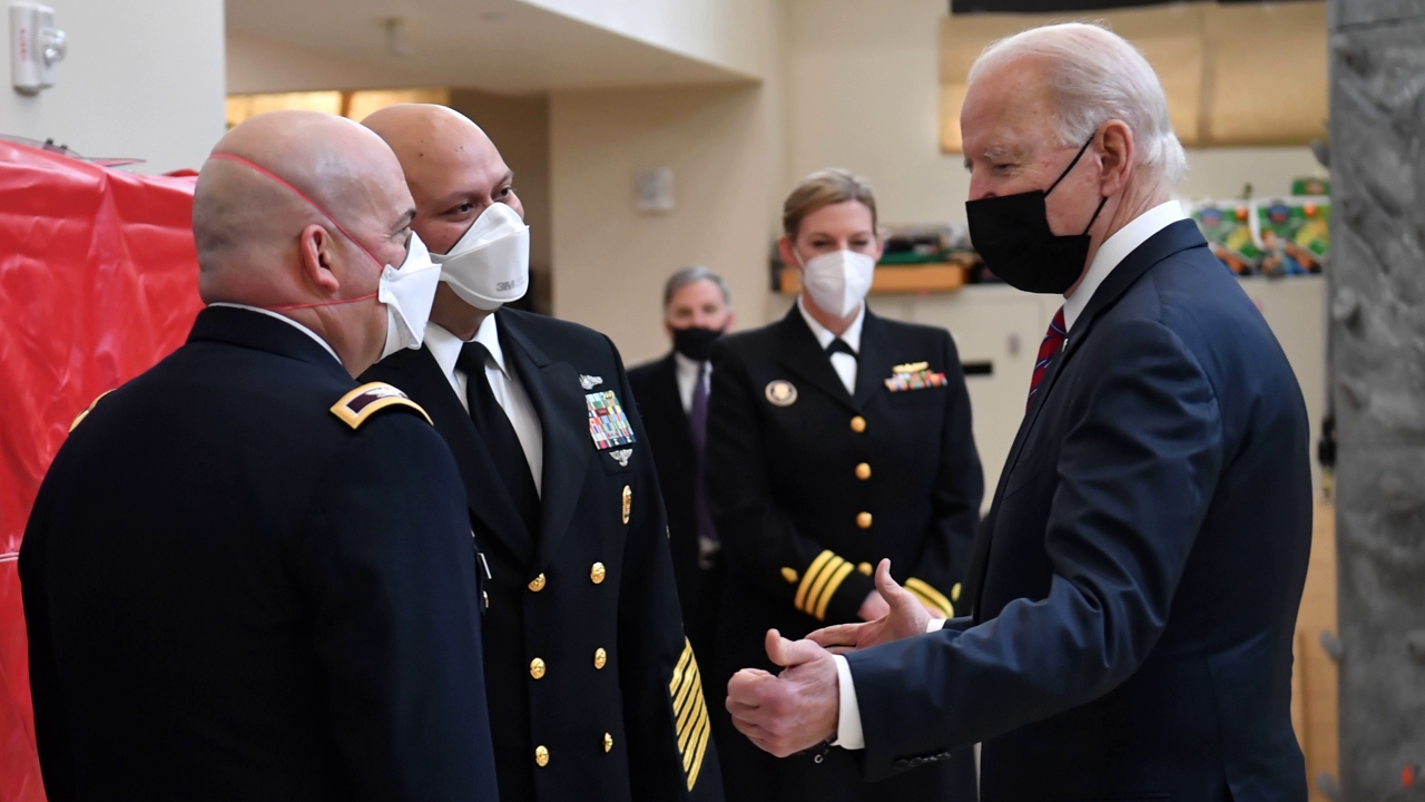 Joe Biden Thanks Walter Reed Staff for Taking Care of Beau