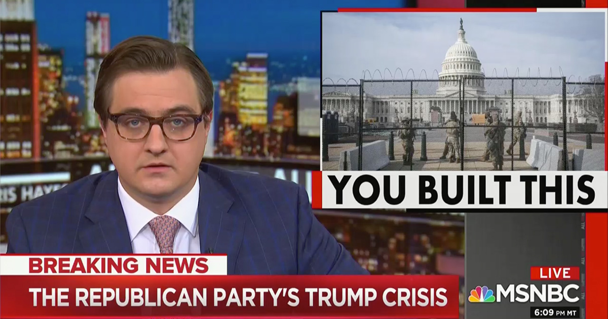 Chris Hayes: Republicans Who Tolerated Trump’s ‘Wannabe Dictator ...