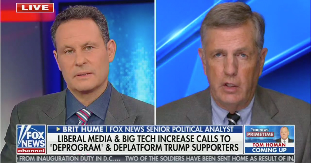 Brit Hume Hits Back at Max Boot Over Column on Fox News