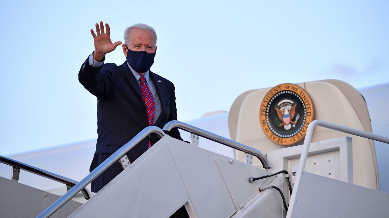 Inside Joe Biden’s First Trip Aboard Air Force One as President