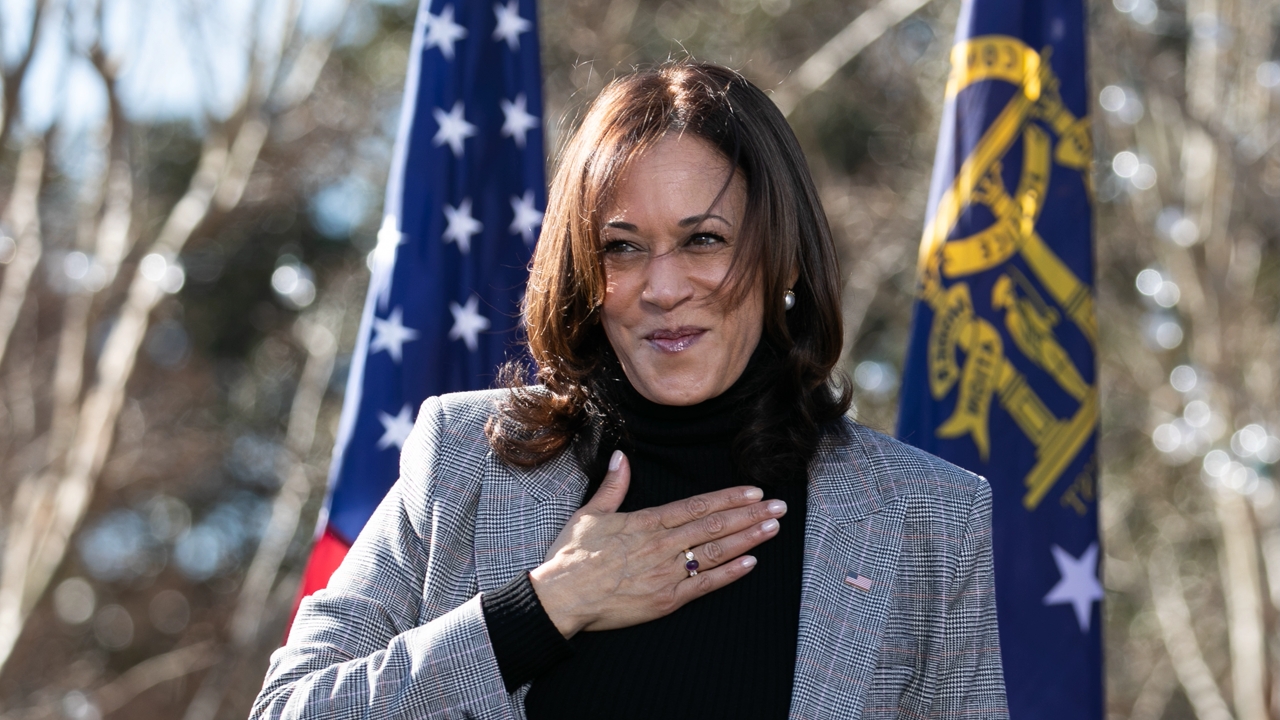 Kamala Harris Shares Headshot for Memorial Day