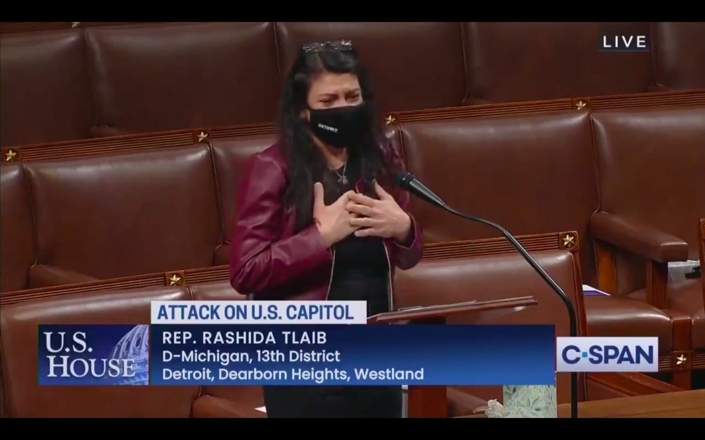 Rashida Tlaib Fights Back Tears Describing Death Threats