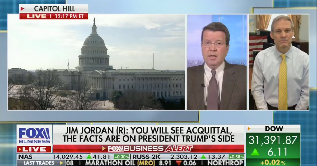 Neil Cavuto Confronts Jim Jordan on Trump Speech Before Riot