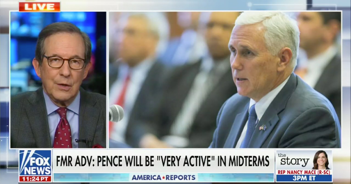 Chris Wallace: Mike Pence Well-Positioned for 2024 Run