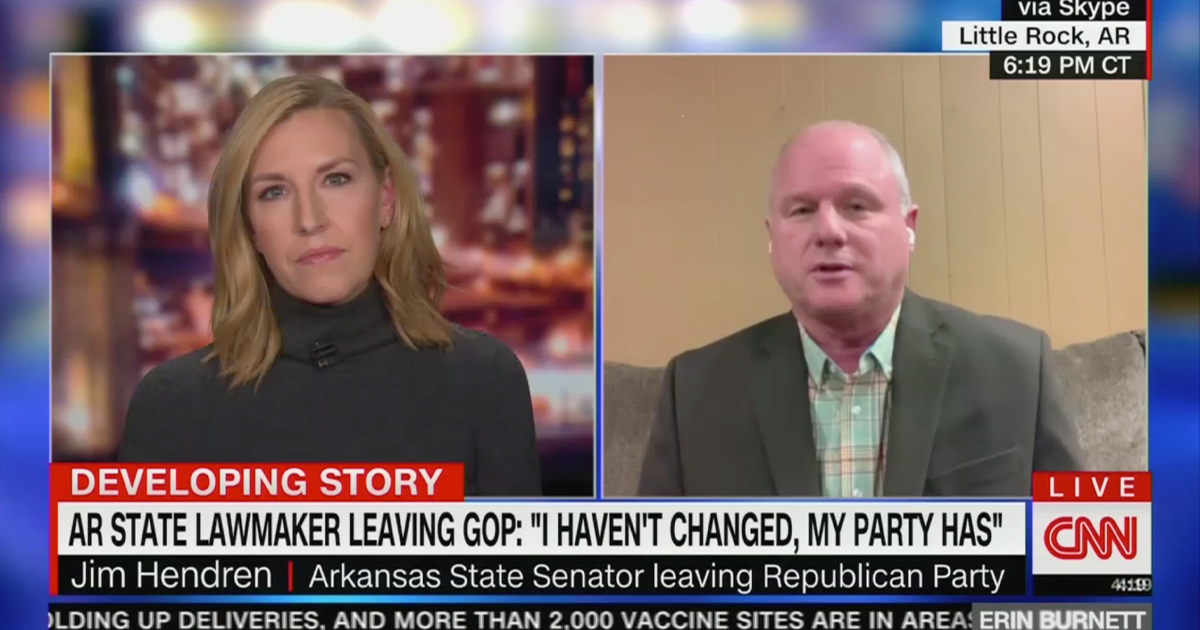 Arkansas State Senator Jim Hendren Leaves the GOP