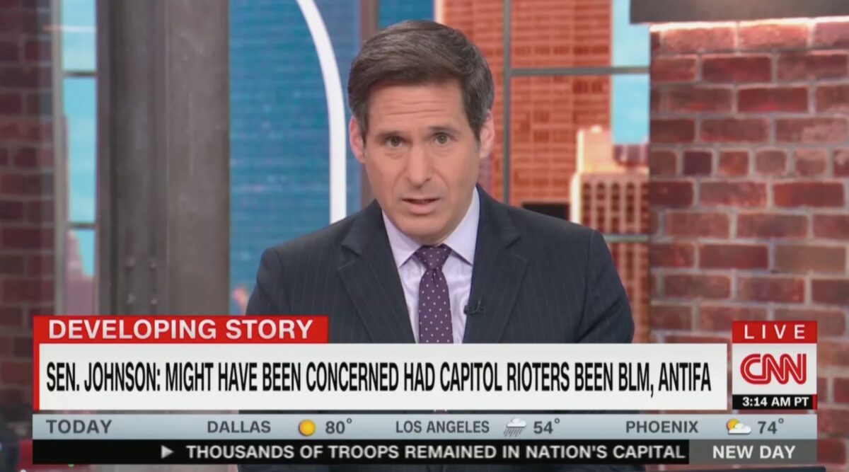 John Berman Rips Ron Johnson Over Capitol Mob, BLM Comments