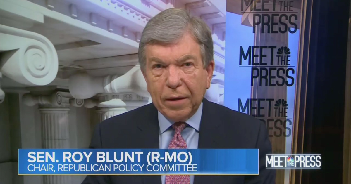 Roy Blunt: We Shouldn't 'Explain Away' Capitol Riots