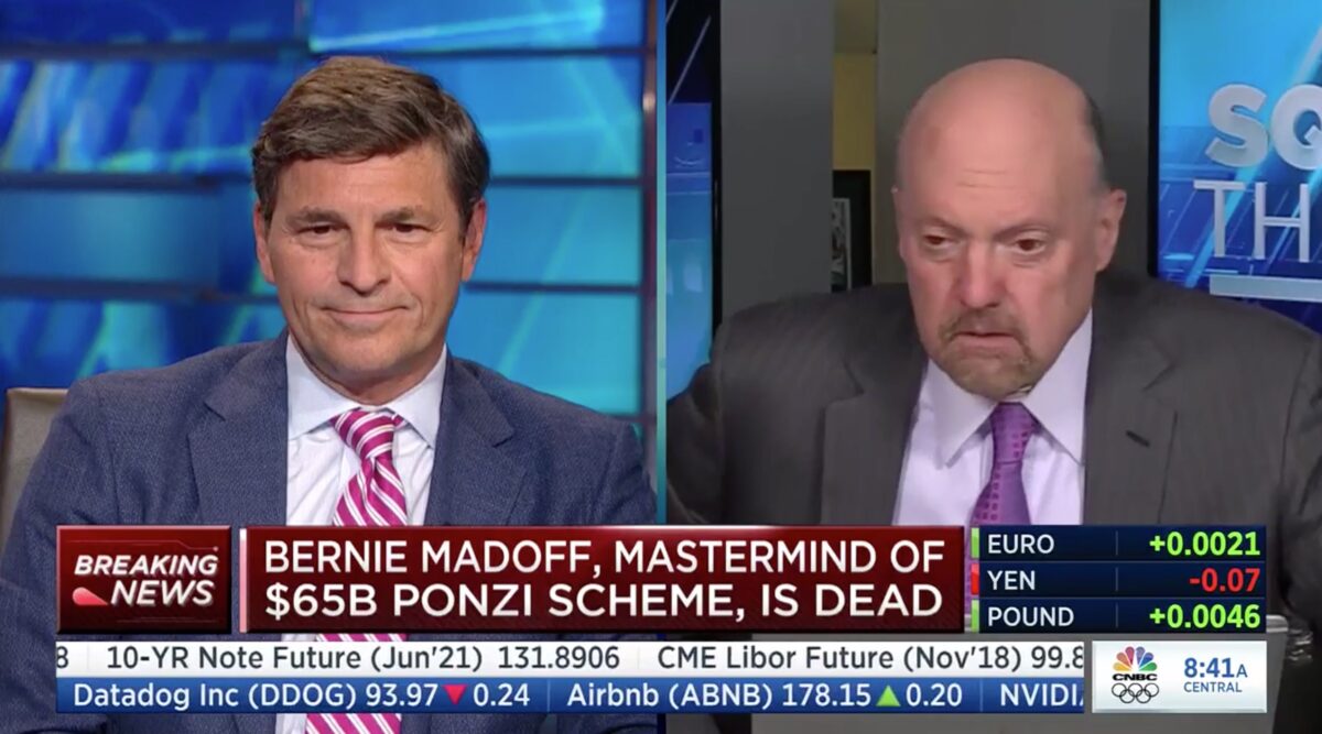 Jim Cramer, CNBC Colleagues React to Bernie Madoff's Death