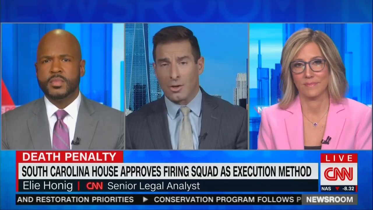 Elie Honig: South Carolina Bill Firing Squad Bill is 'Inhumane'