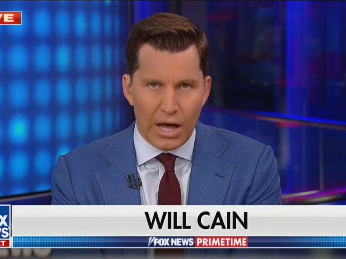 Will Cain has finally revealed the new position he’ll be taking at Fox ...