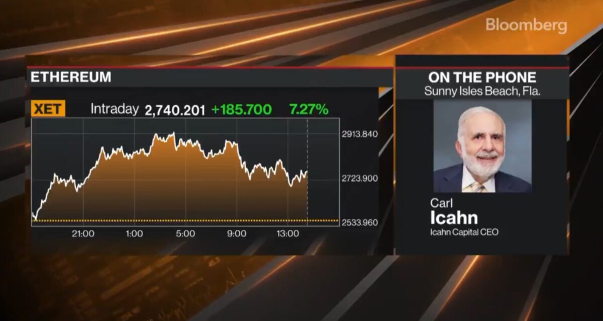 Carl Icahn Says Crypto 'Here to Stay,' Could Invest $1 Billion