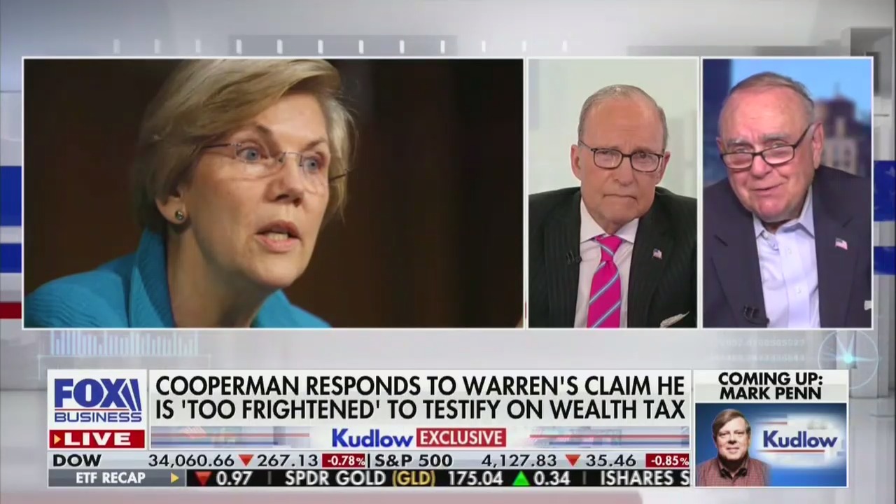 Lee Cooperman Rips Elizabeth Warren, 'Communist' Bernie Sanders