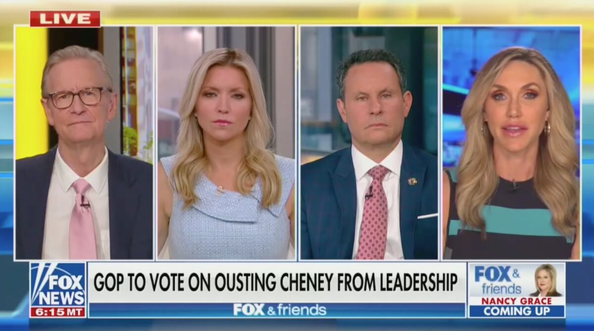 Fox & Friends Brings Lara Trump On to Rip Liz Cheney