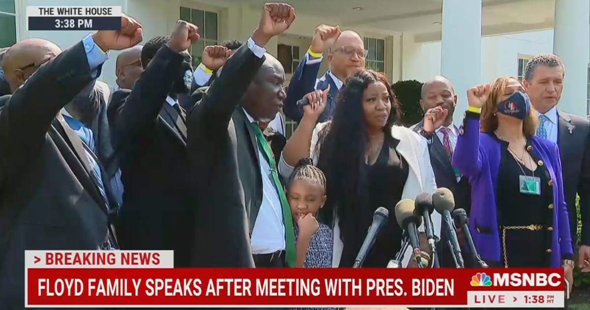 George Floyd's Family Speaks After Biden Meeting