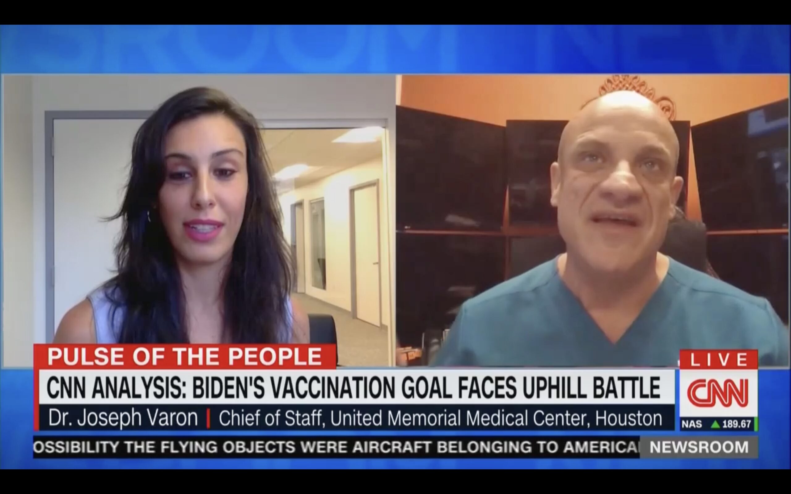 Vaccine Skeptics Clash With Dr. Joseph Varon on CNN
