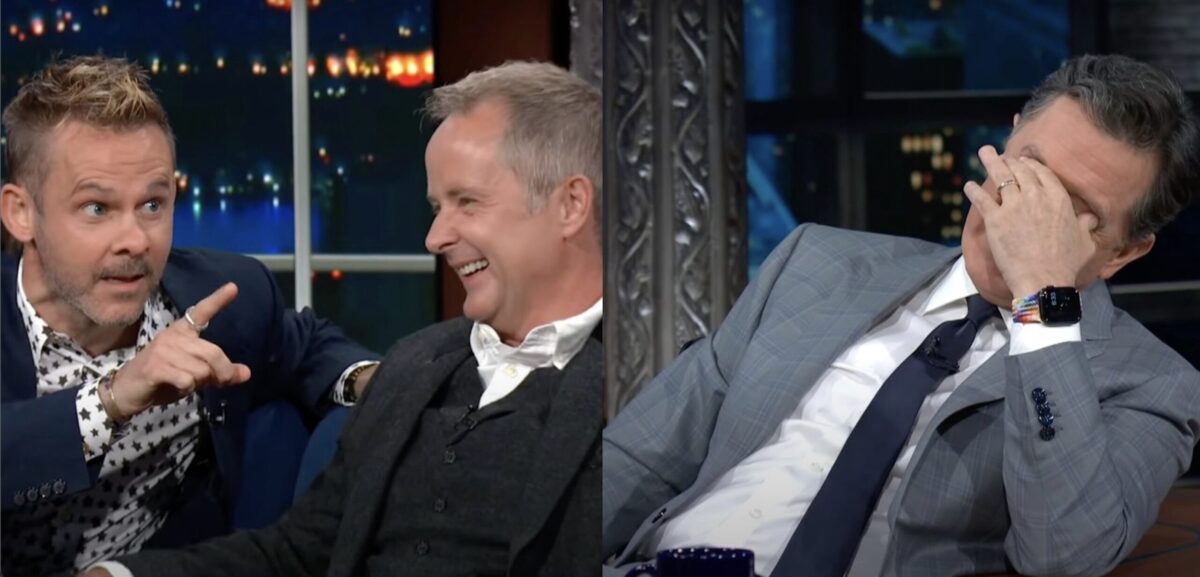 Dominic Monaghan, Billy Boyd Stump Stephen Colbert