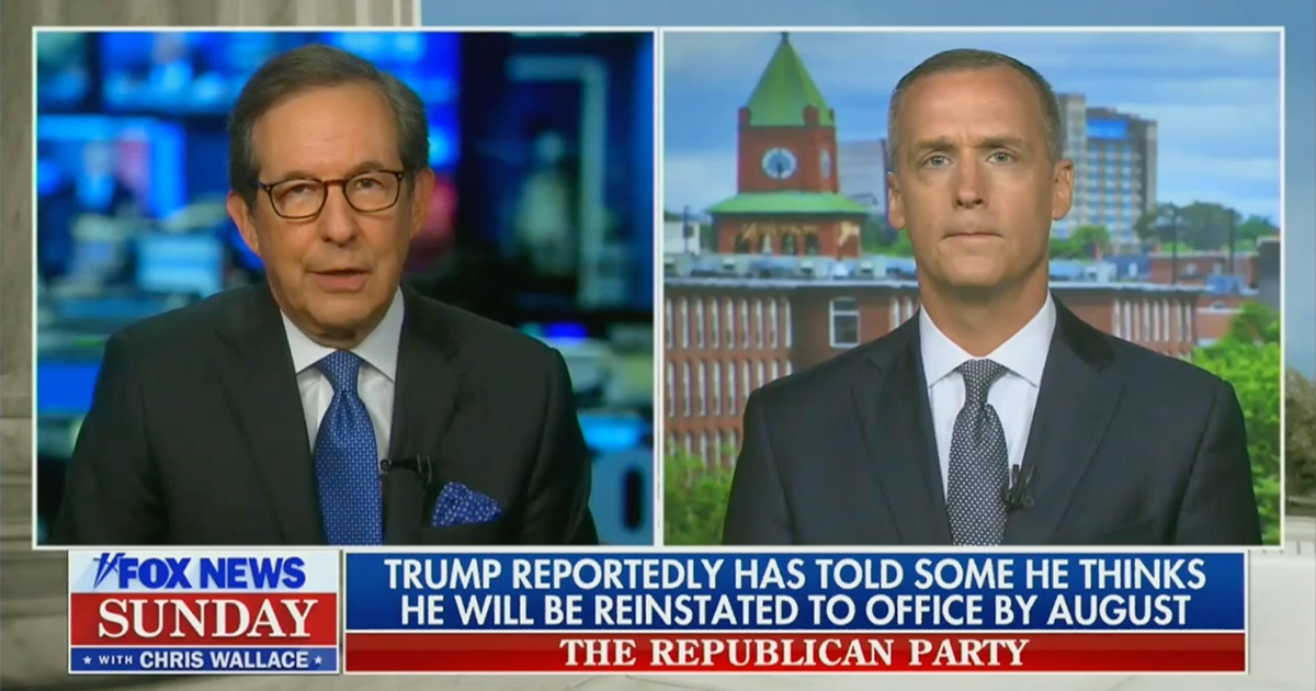 Chris Wallace Confronts Corey Lewandowski on 2020 Election