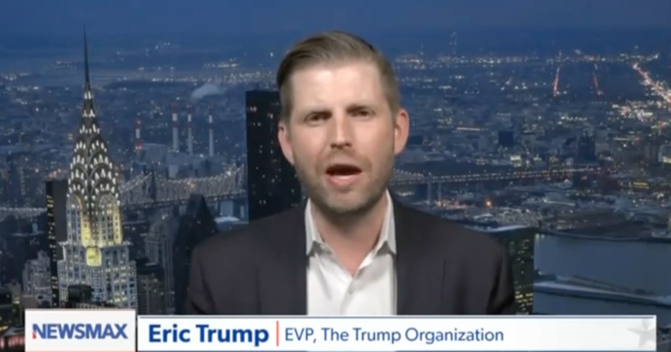 Eric Trump Says Biden 'Making it Easy' for His Dad to Decide on 2024