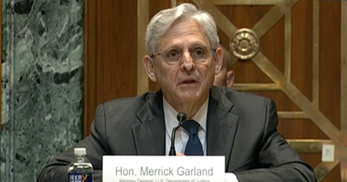 Merrick Garland Addresses DOJ Defending Trump in Defamation Case