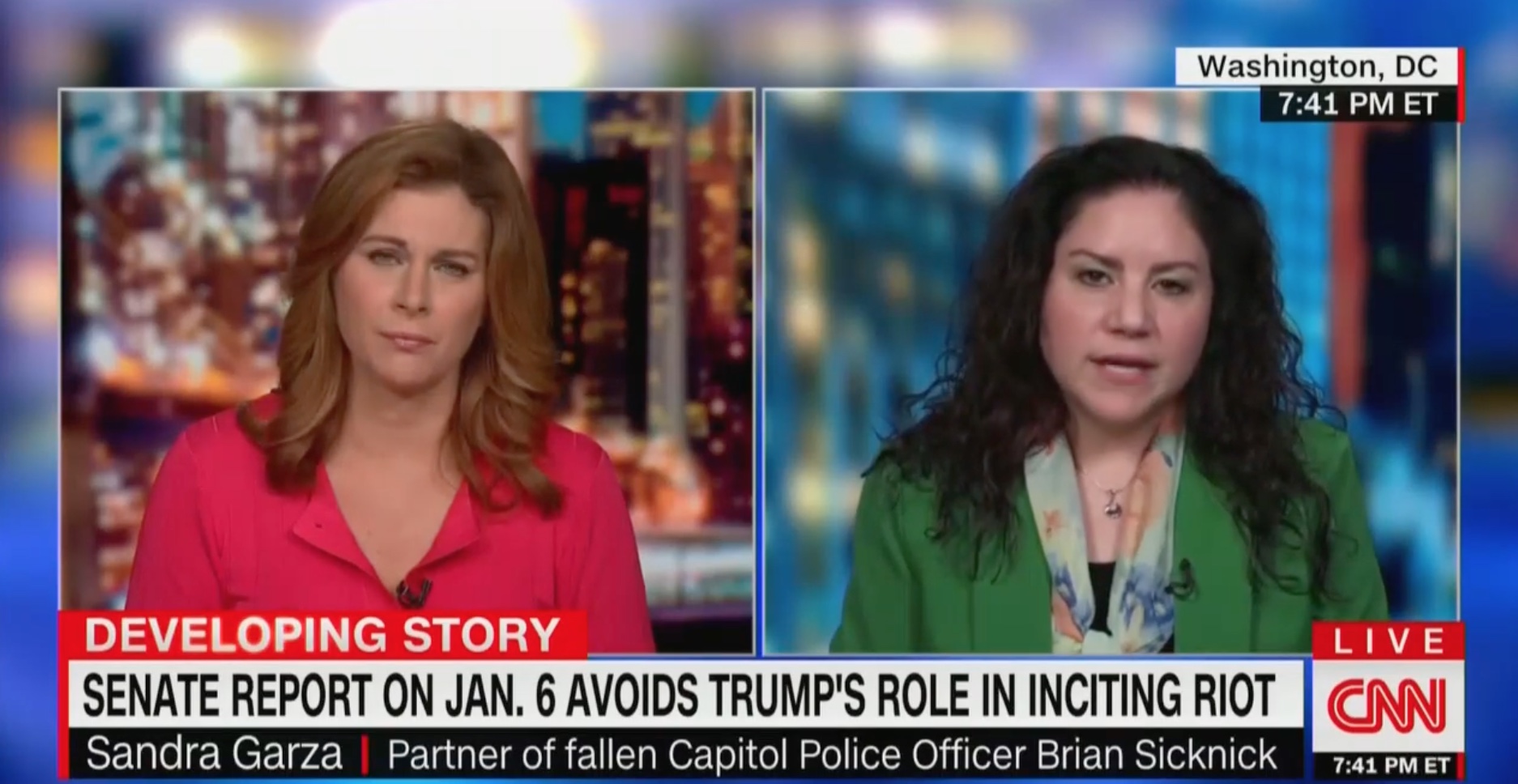 Brian Sicknick's Partner Rips Trump and GOP, Says Senate Report on 1/6 ...