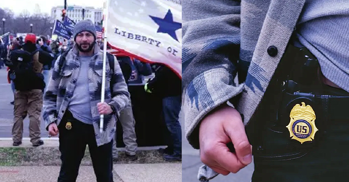 Off-Duty DEA Agent Photographed at Capitol Riot Arrested, Charged
