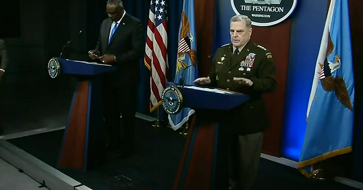 Gen. Milley Says 'White Rage' Too Complicated for Briefing