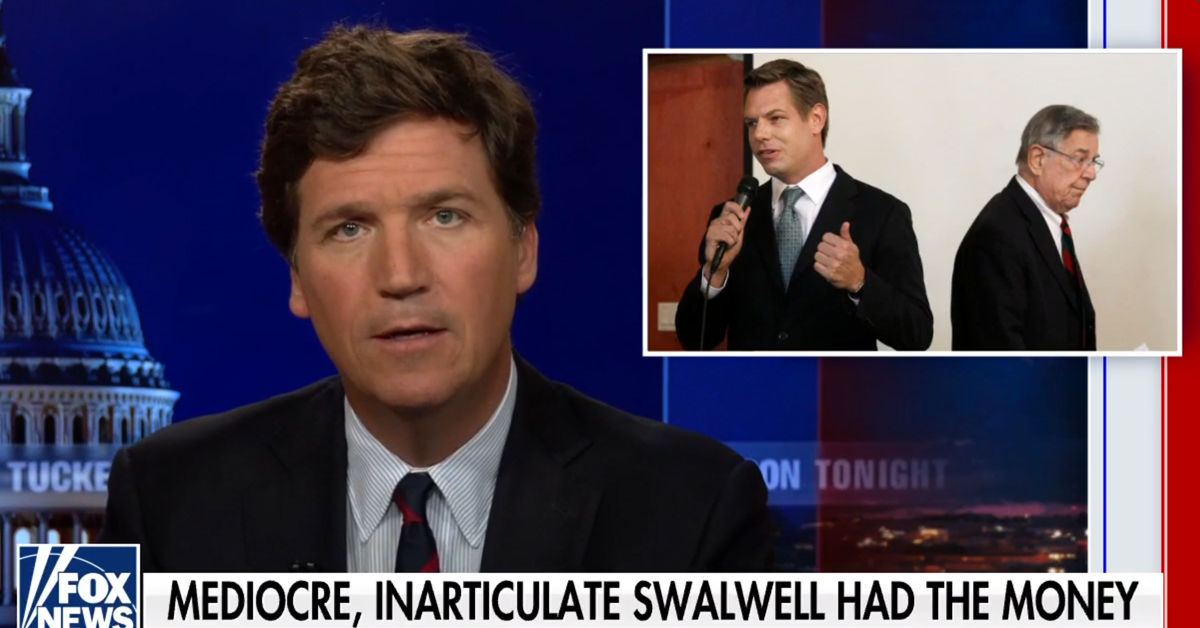 Eric Swalwell Tweets Alleged Tucker Carlson Texts