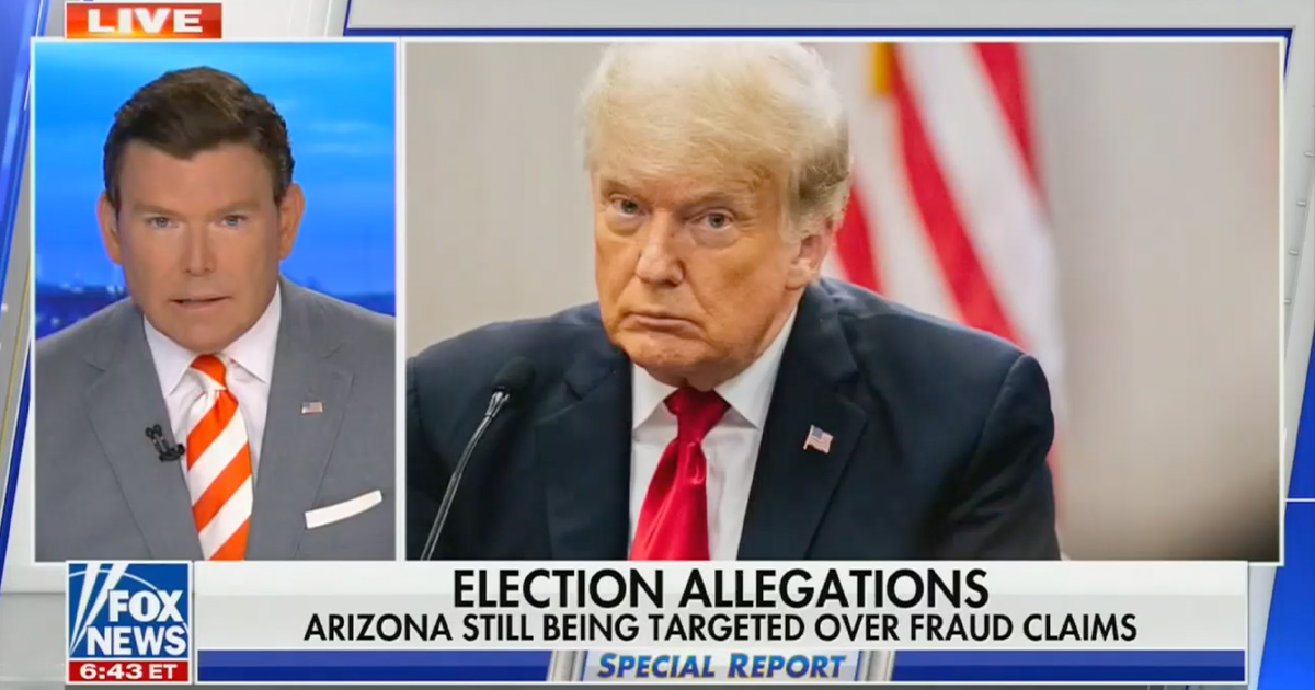 Bret Baier Fact-Checks Trump Statement Attacking Him