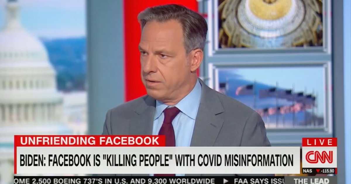 Jake Tapper Calls Out Peter Doocy Question to Jen Psaki