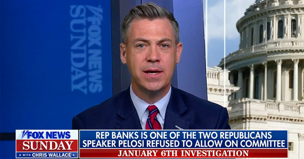 Jim Banks Swipes at Liz Cheney, Adam Kinzinger on 1/6 Committee