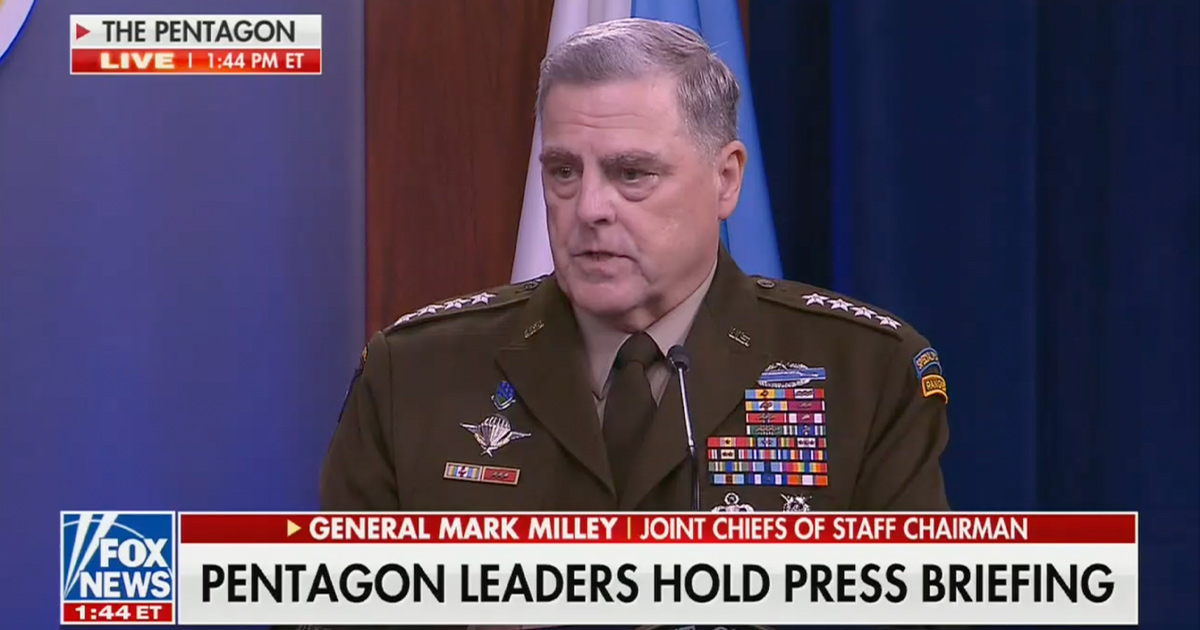 Gen. Mark Milley Reacts to Reports from Trump Books