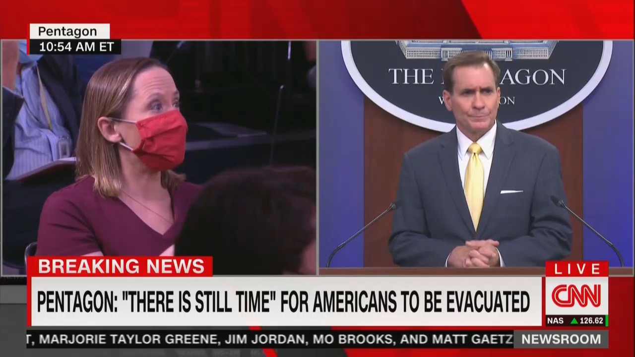 Courtney Kube Pushes Back on John Kirby Over US-Taliban Coordination